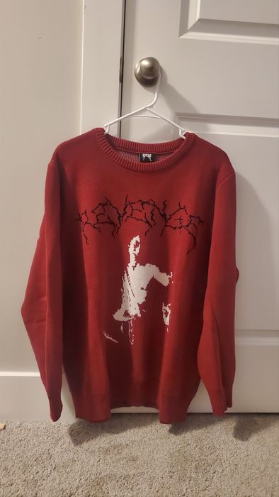 Revenge Revenge David & Goliath Heavyweight Knit Sweater | Grailed