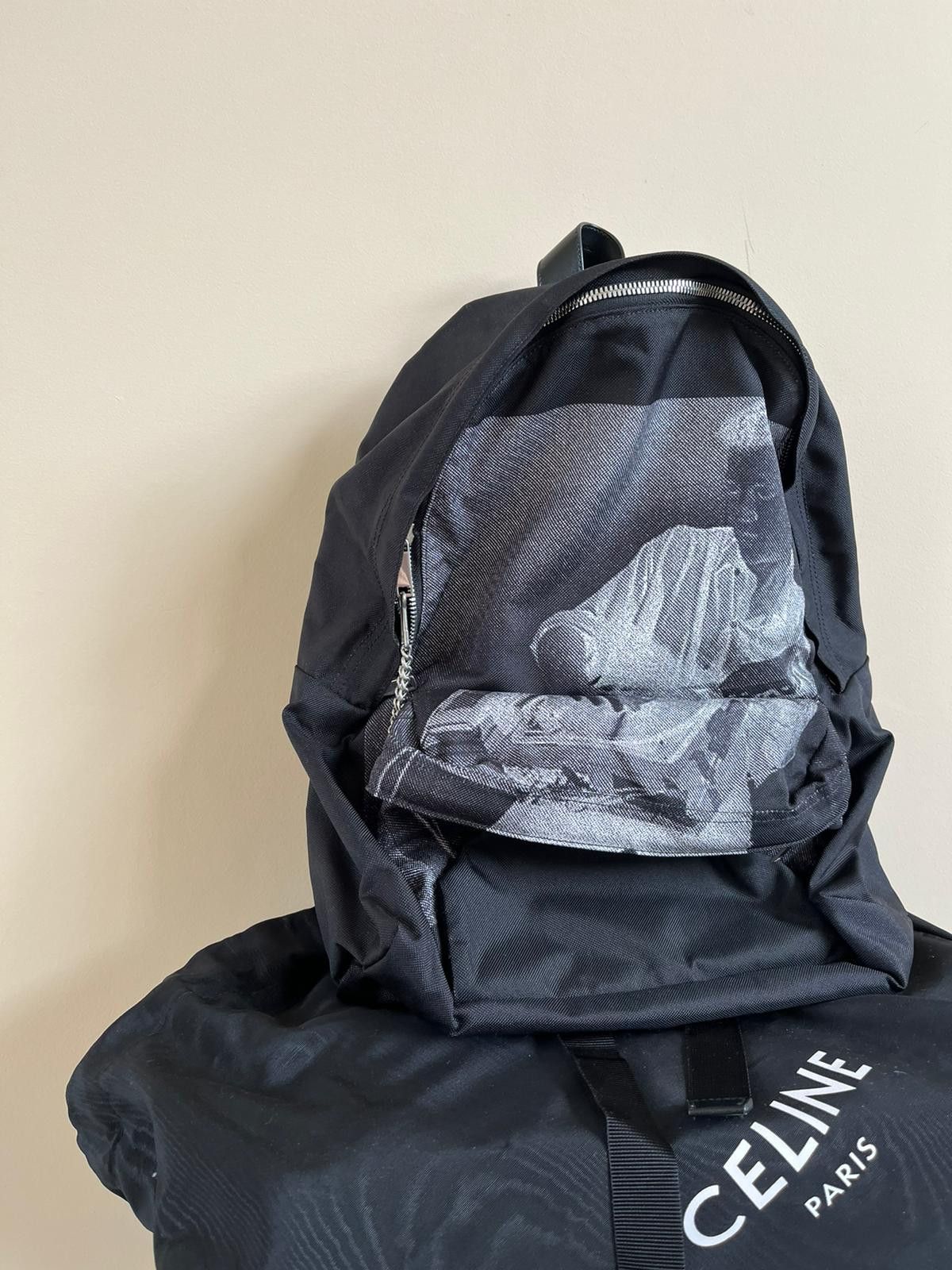 Celine Graphic Print Back Pack / Backpack in Black | Grailed