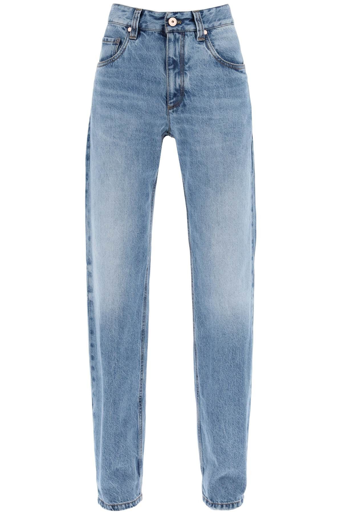 Brunello Cucinelli Brunello Cucinelli Loose Jeans With Straight Cut ...