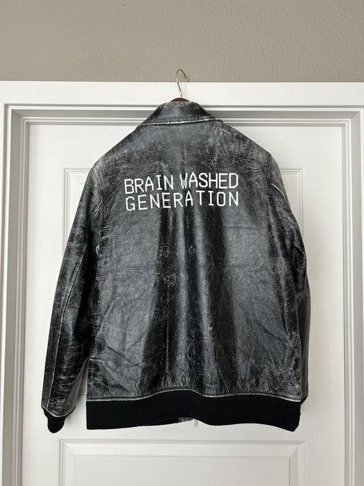 Undercover Undercover AW17 “Brainwashed Generation” leather jacket ...