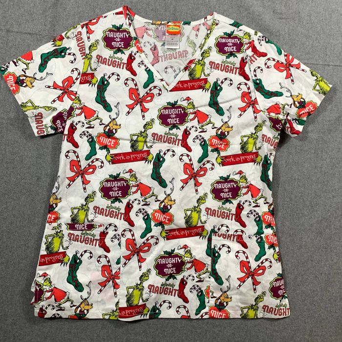Other Dr.Seuss Grinch Christmas Scrub Women Medium | Grailed