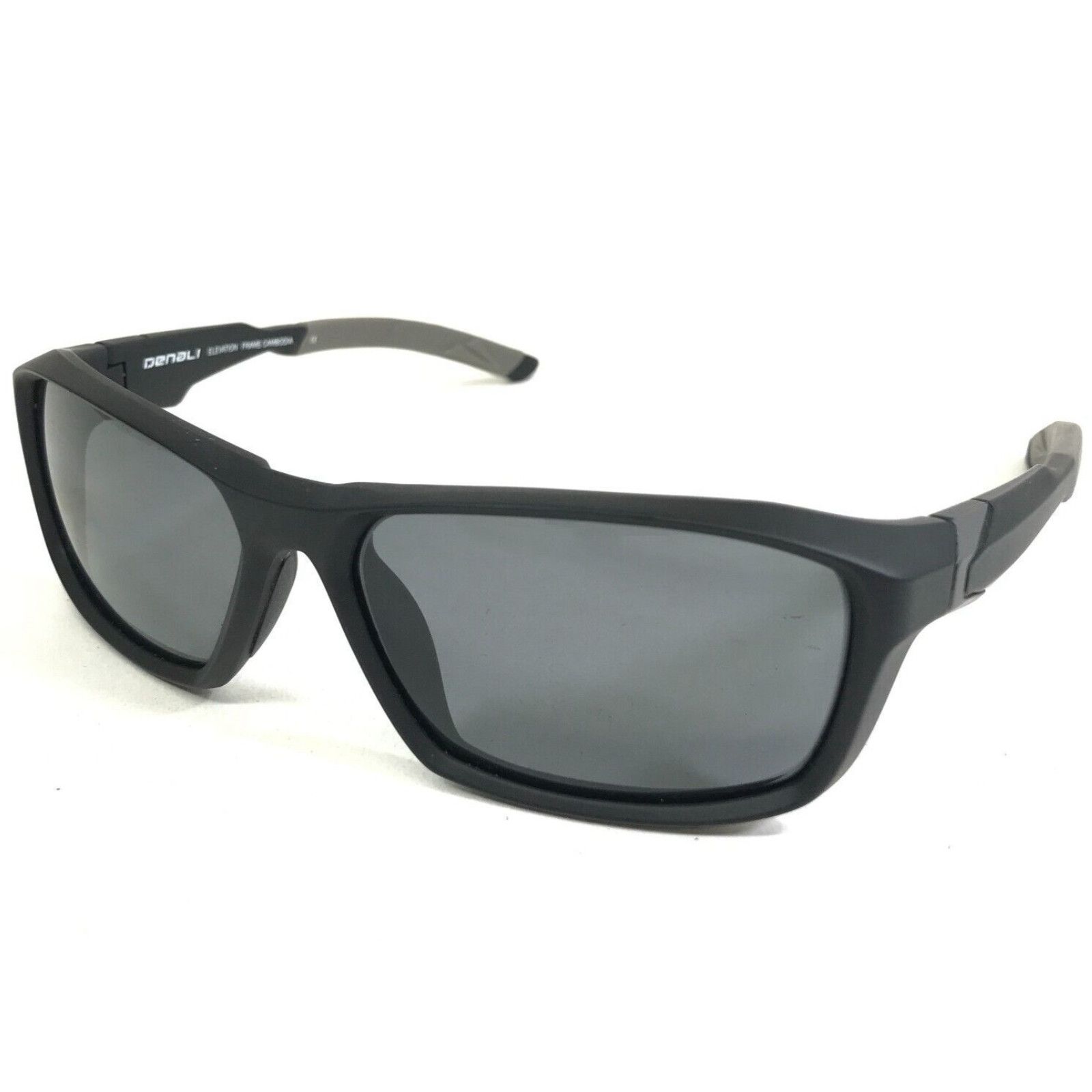Frame Denali Large Sunglasses ELEVATION Black Gray Rectangular Frames ...