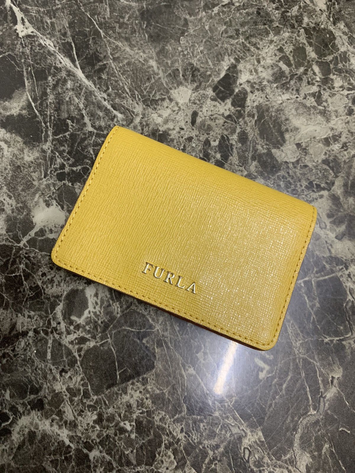 Archival Clothing × Furla × Leather Furla Card Holder Wallet | Grailed