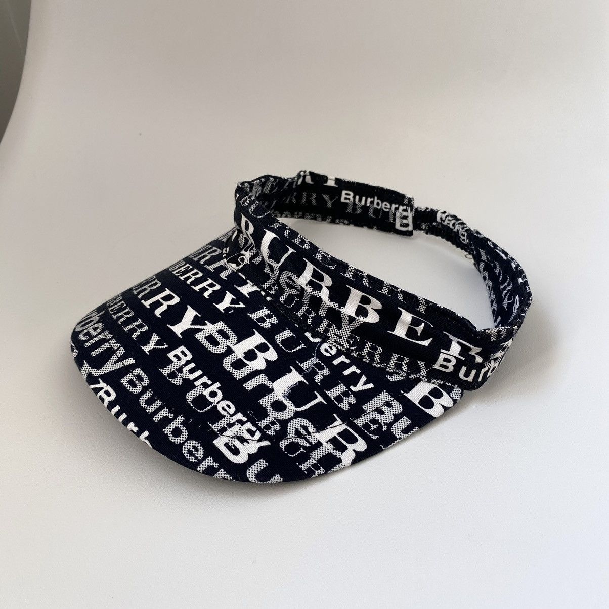 Burberry × Vintage Vintage Burberry Monogram Logo Visor Cap | Grailed