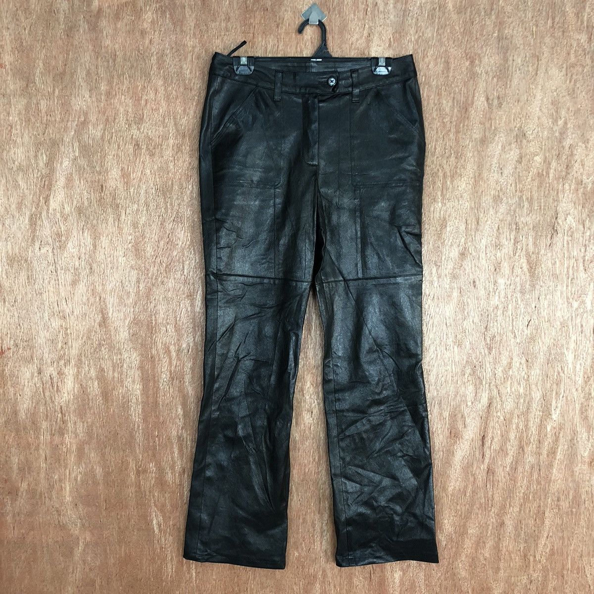 Leather Jeans Cutting Leather Pants #3697 | Grailed
