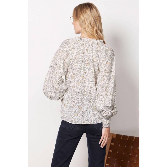 Cleobella Ivy Blouse In Woodblock Print | Grailed