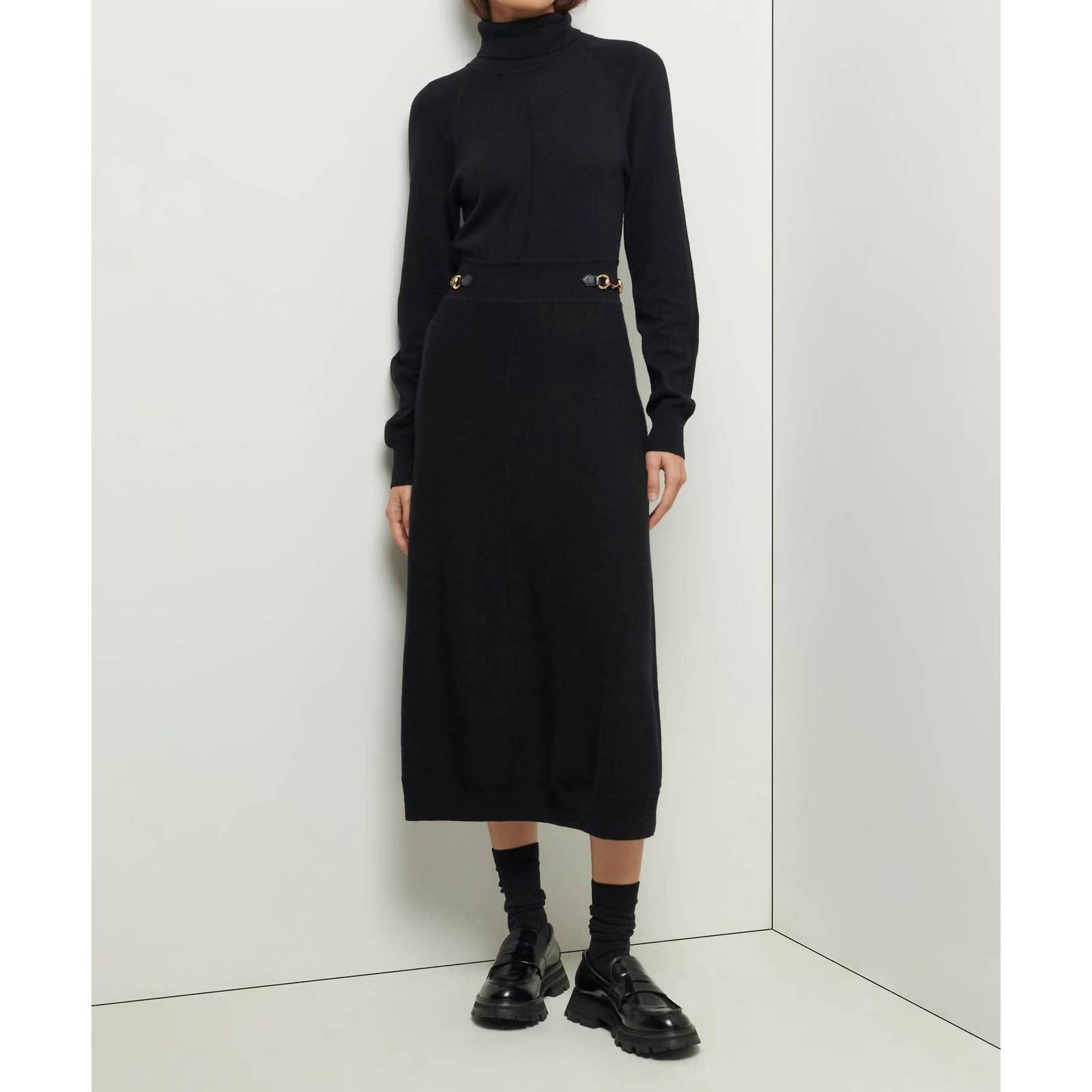 Derek Lam 10 Crosby Becky Sweater Midi Dress In Black | Grailed