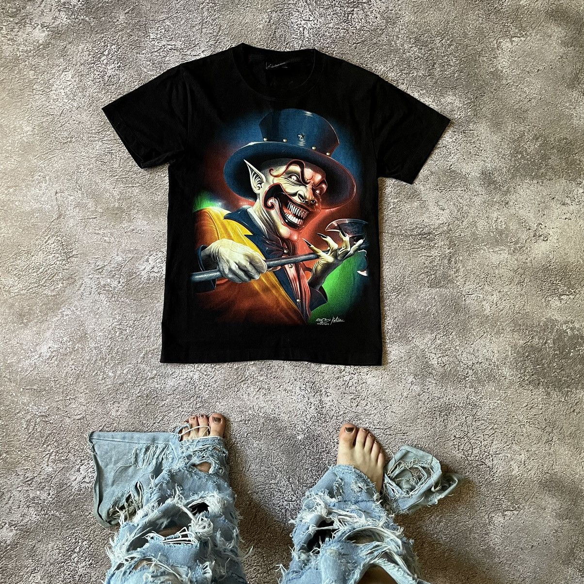 Vintage Vintage Y2K SCREAMER FACE ANGRY CLOWN Horror SKELETON 90s | Grailed