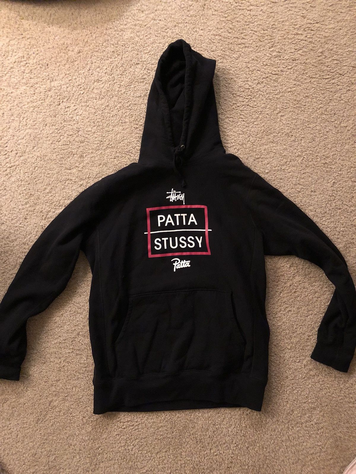 Stussy Stussy Patta Collab Hoodie (Black) | Grailed