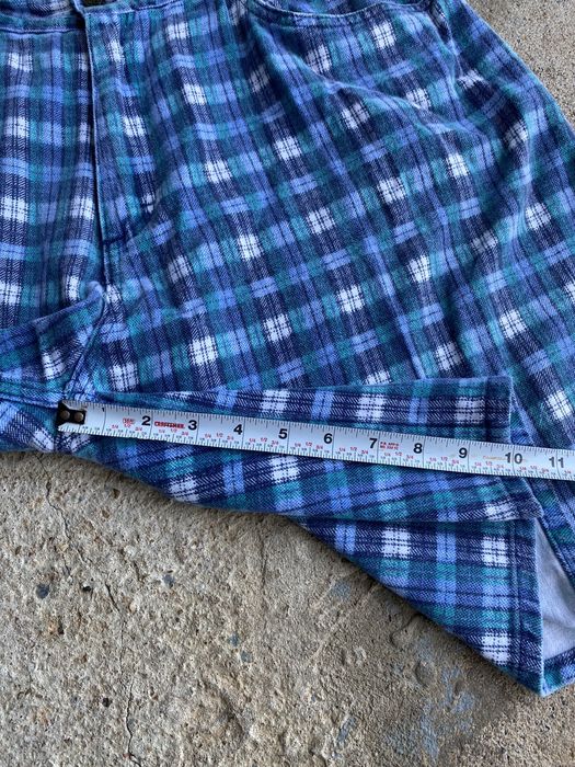 Vintage Vintage 90’s Maui & Sons Plaid Jnco Style Jorts Jean Shorts ...