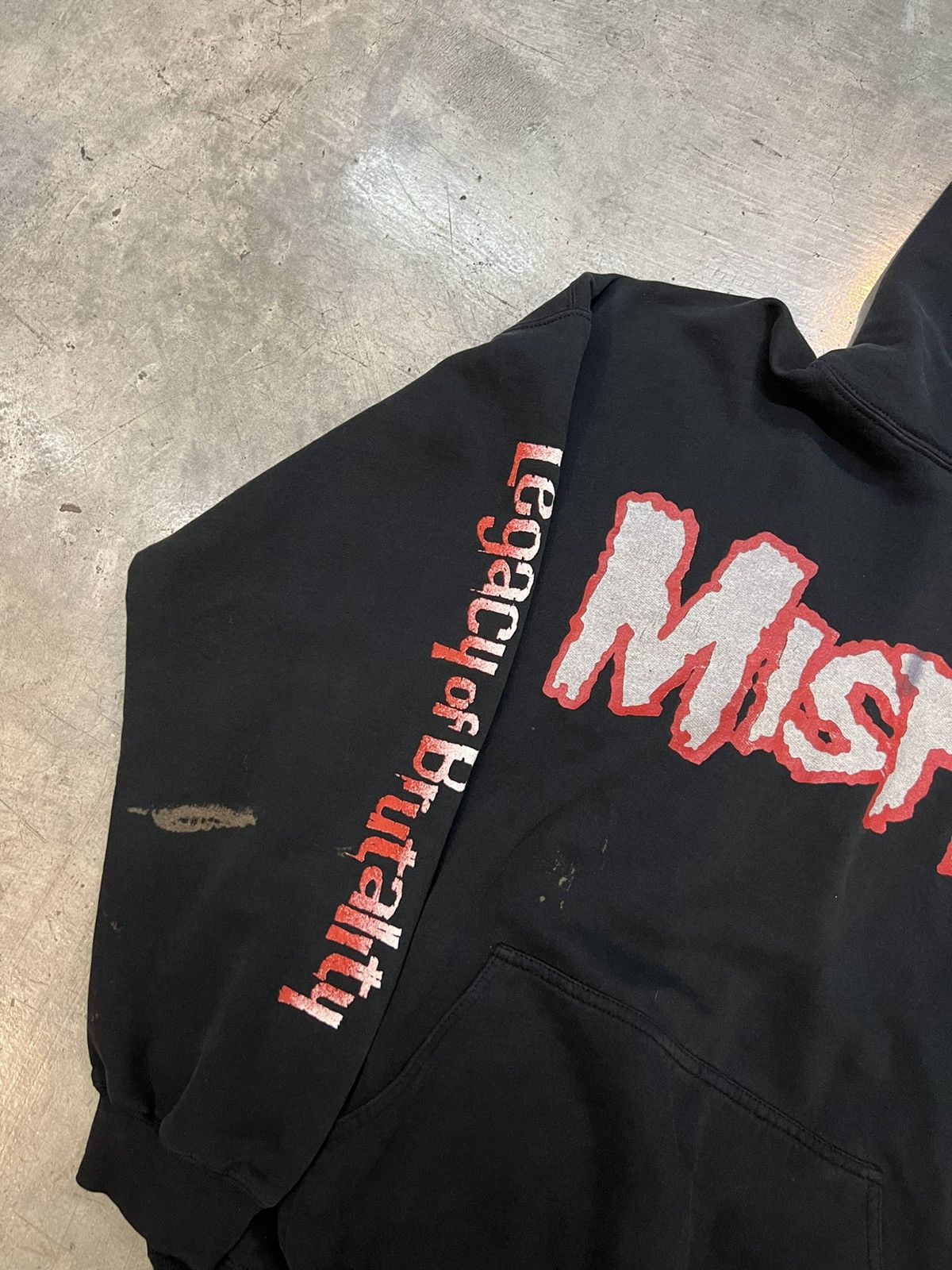 Misfits × Vintage *RARE* MISFITS HOODIE 1999 LEGACY OF BRUTALITY BLUE ...
