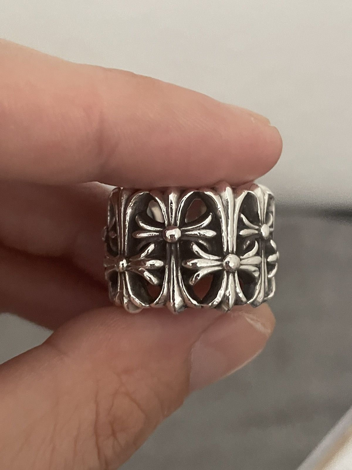 Chrome Hearts Chrome Hearts Cemetery Ring size 8 | Grailed