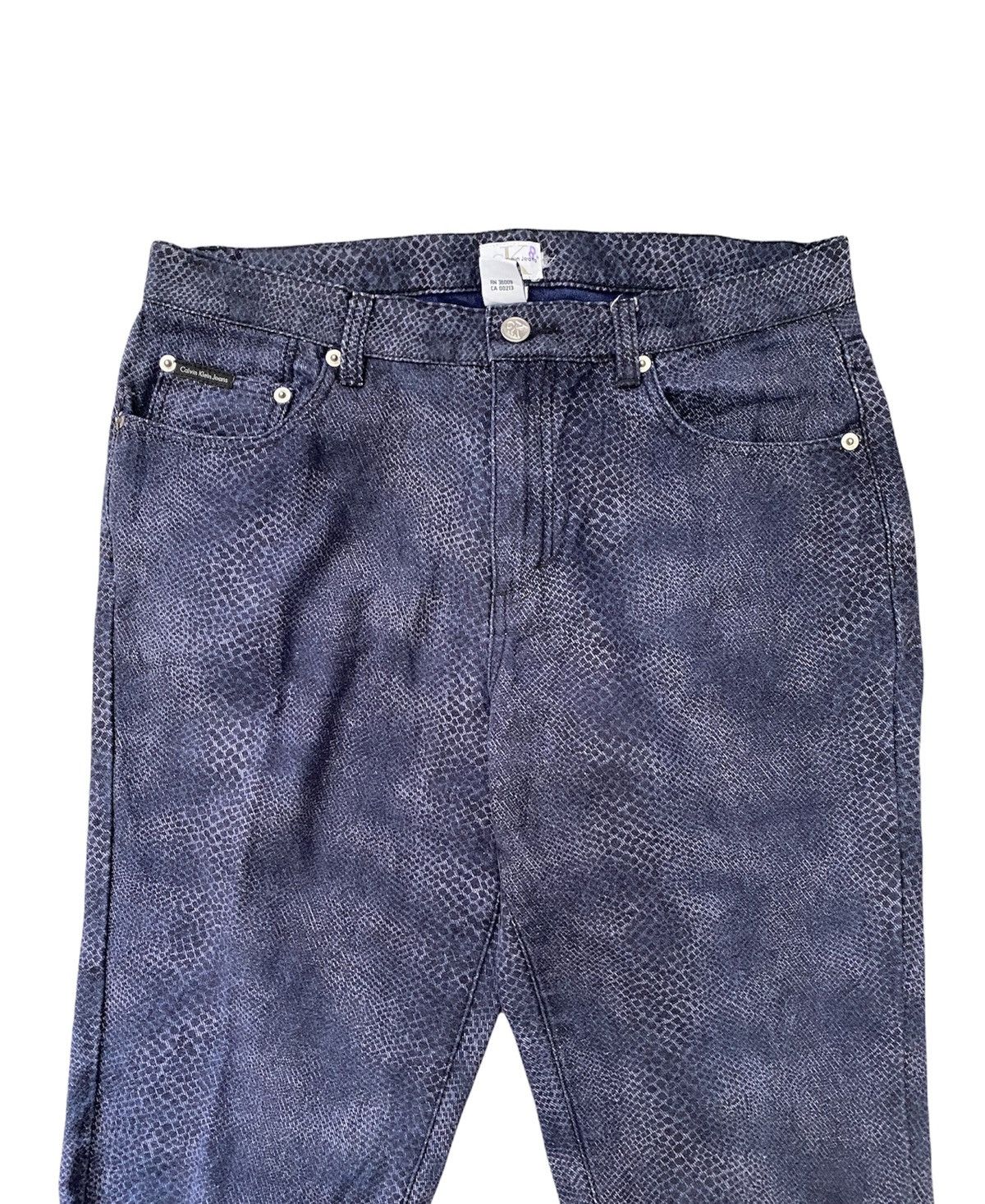 Calvin Klein CK snake snake python pants | Grailed