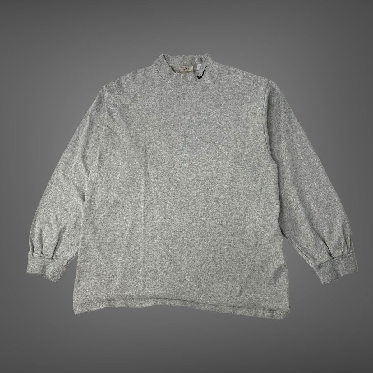 Nike Vintage 1990a nike mock neck T-shirt | Grailed