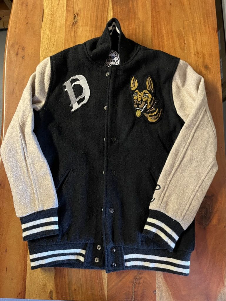 Drop Dead Clothing RARE Drop Dead Varsity Jacket | Grailed