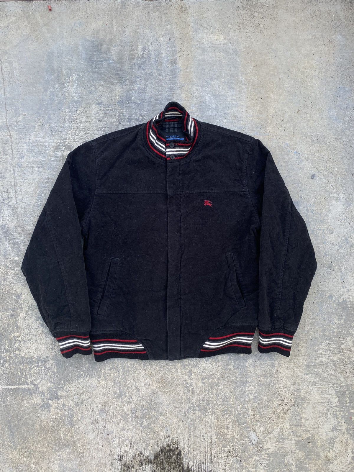 Burberry × Varsity Jacket × Vintage VINTAGE BURBERRY LONDON TEDDY PUNK ...