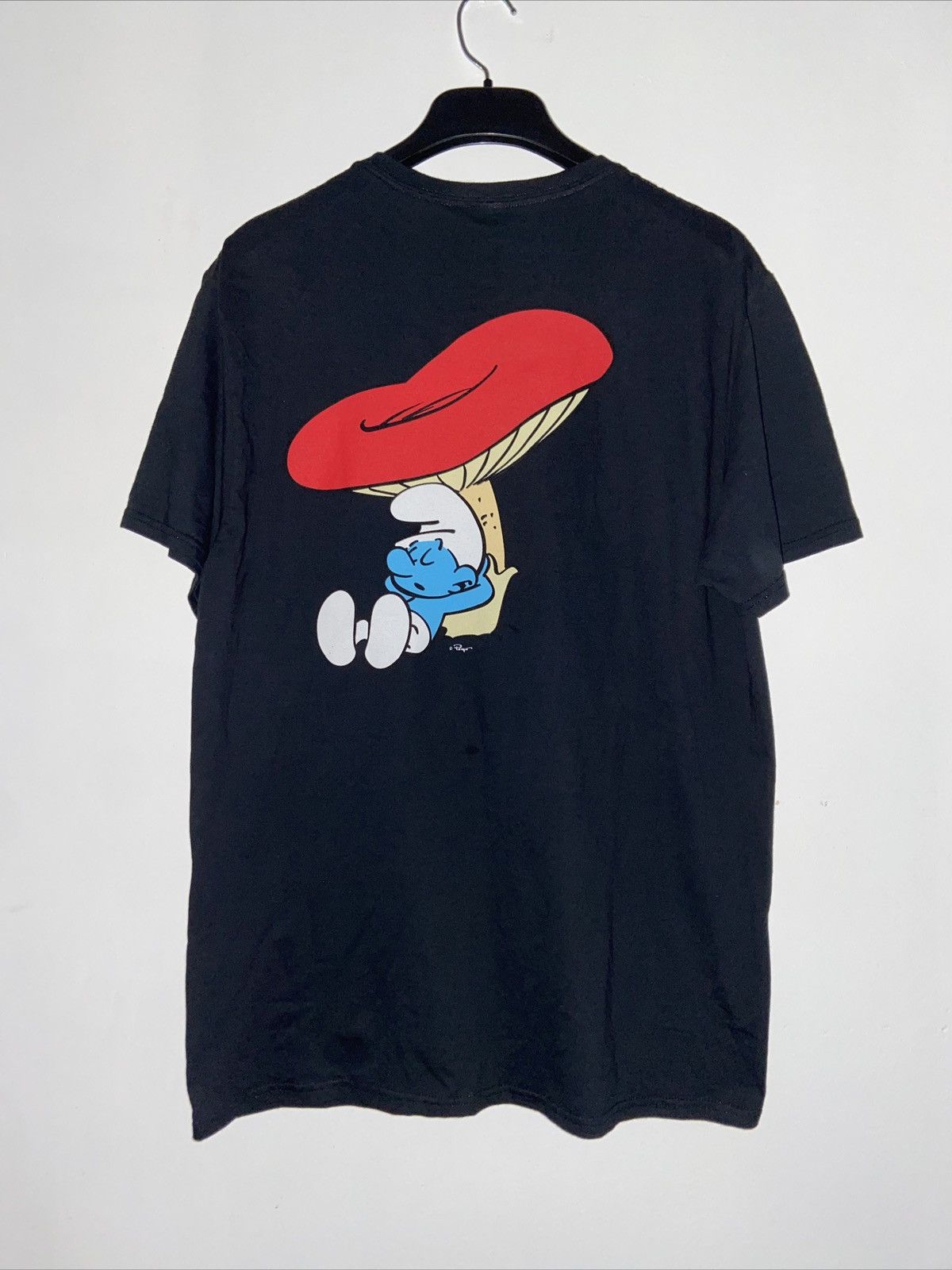 Movie The Smurfs Tee L Lazy Smurf Official Merch Cartooncomics Grailed