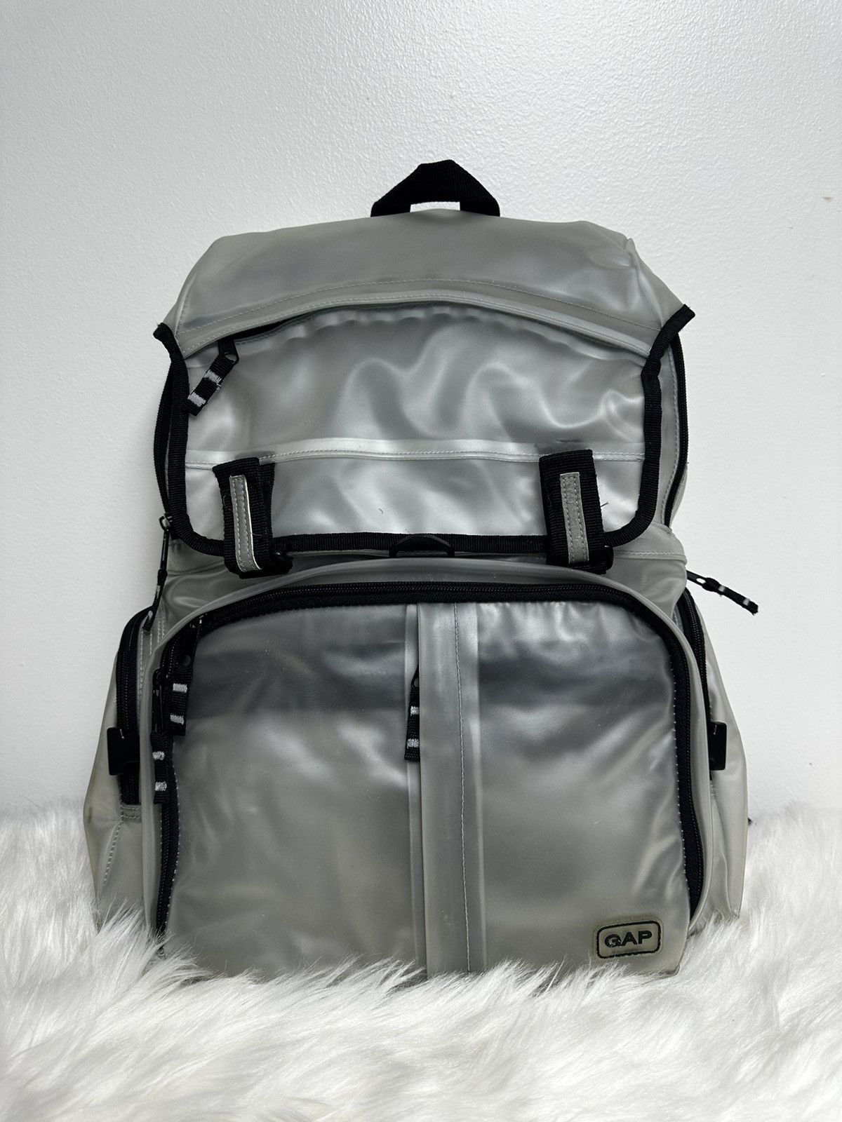 Gap × Vintage Vintage Y2K GAP Technical Clear Backpack VERY RARE FALL ...