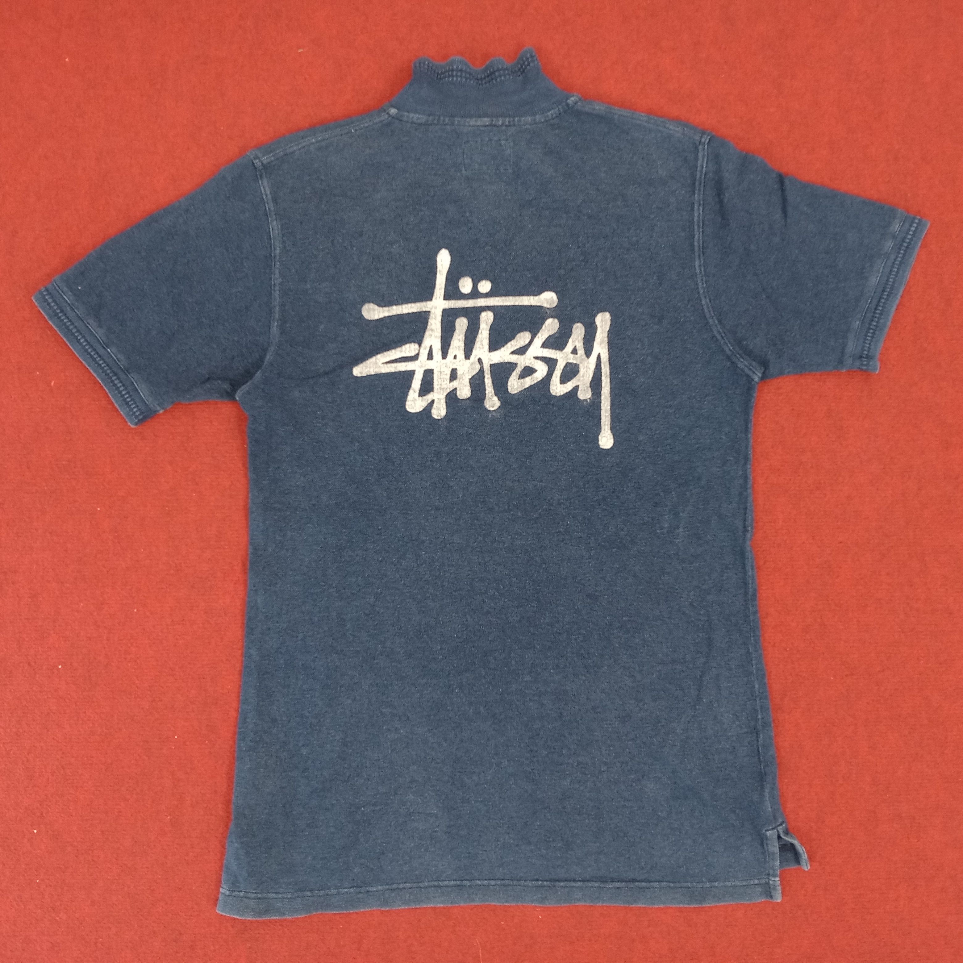 Vintage Stussy Streetwear Custom Logo Design Collar Polos | Grailed