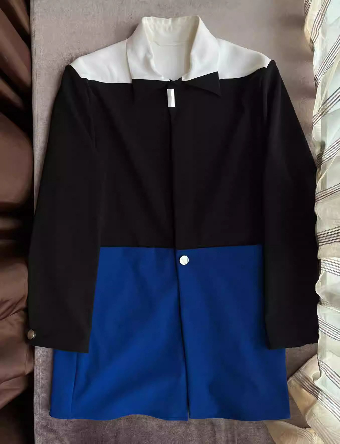 Raf Simons Raf Simons patchwork color trench coat | Grailed