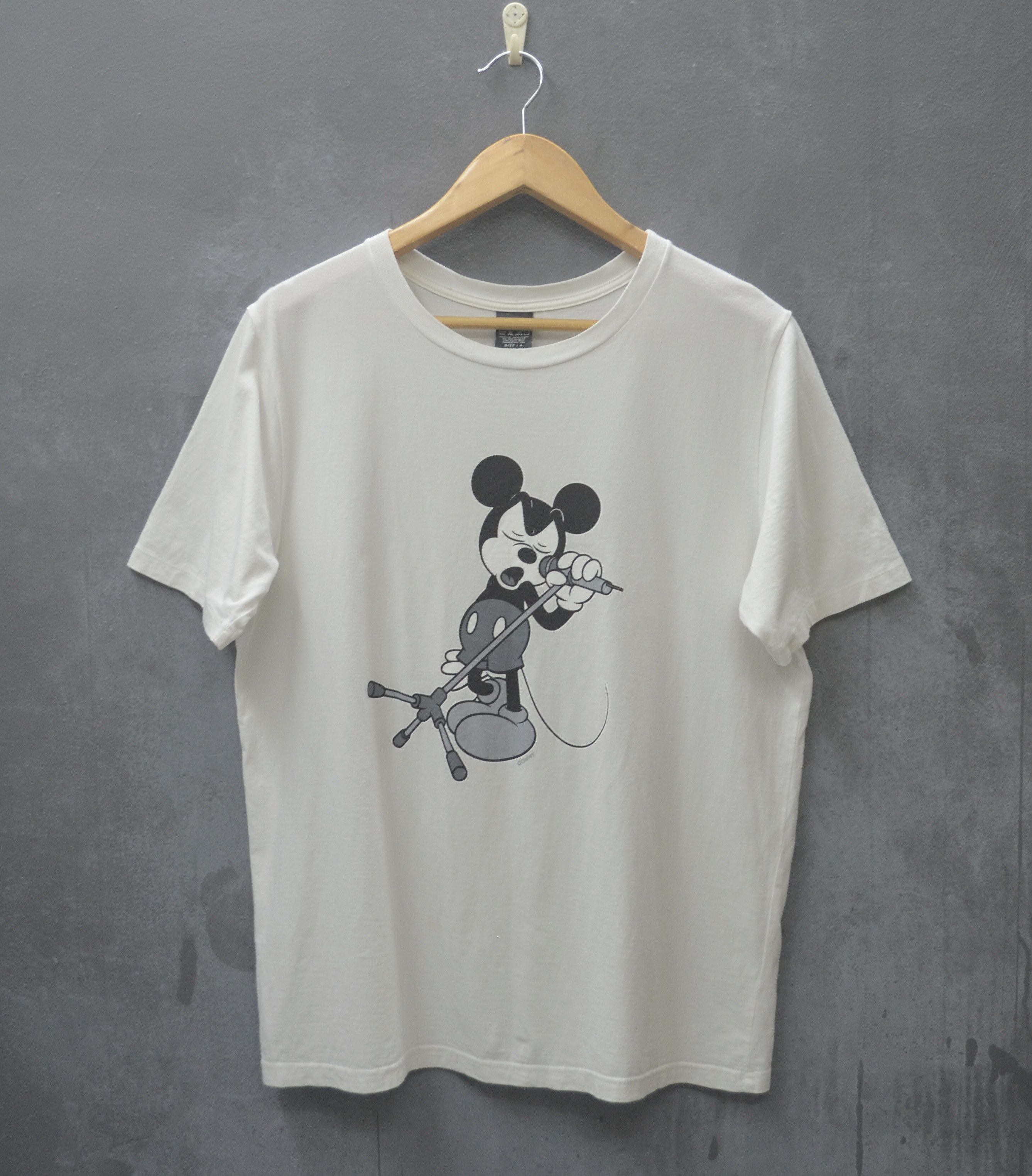 Disney × Number (N)ine Number Nine Mickey Mouse T-shirt Made In Japan ...