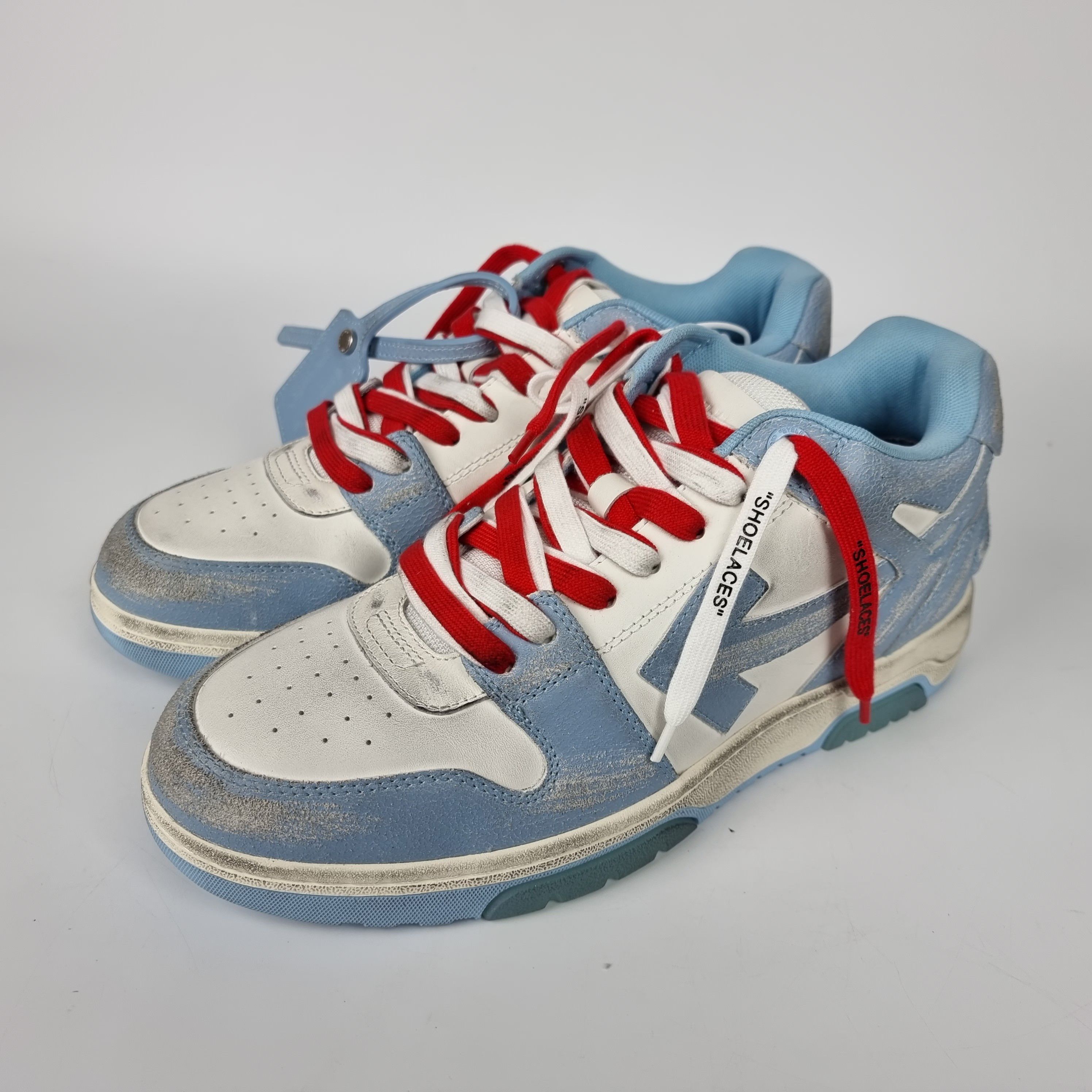 Off-White Off-White Out Of Office White/Blue Vintage Look Sneakers 43 ...