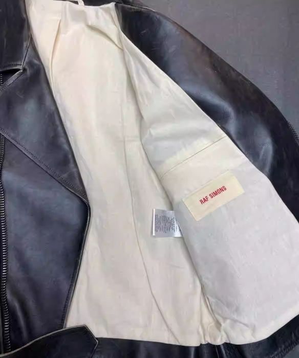 Raf Simons Raf Simons mid-vintage leather jacket | Grailed