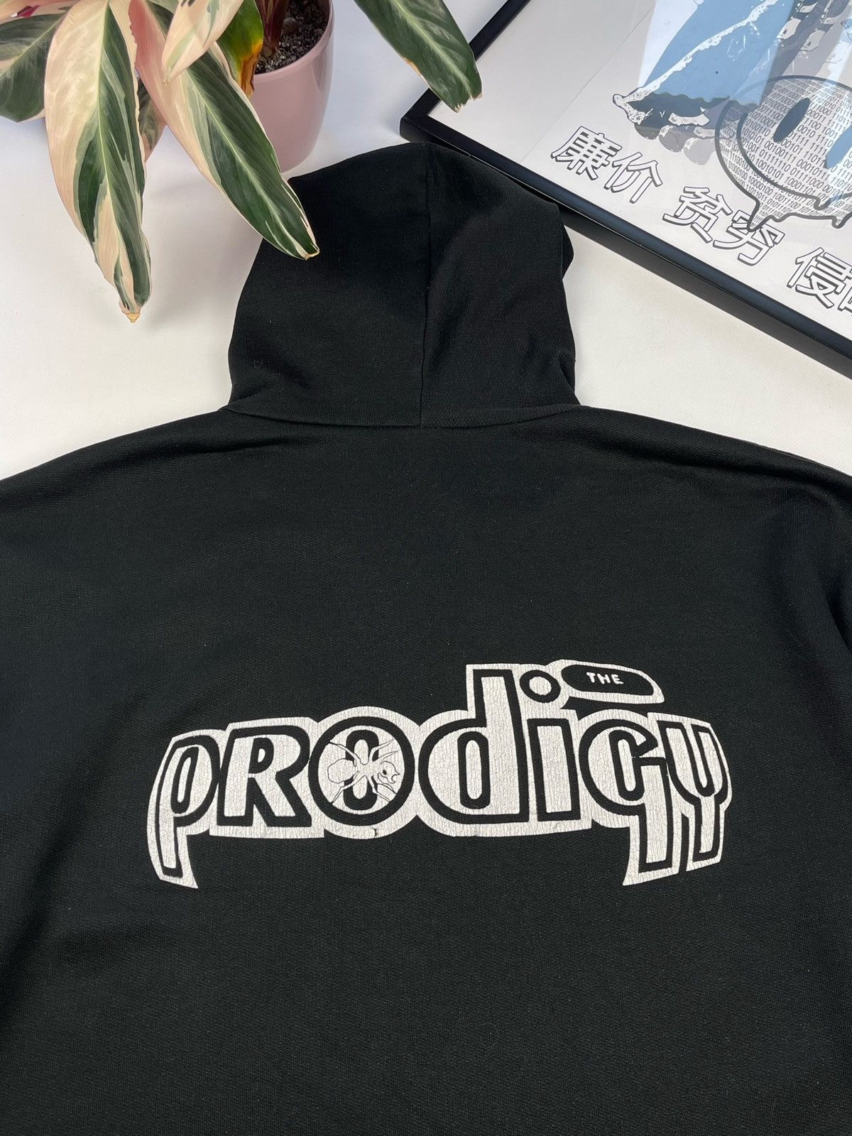 Vintage Prodigy - Keith Flint w/ UK Flag/back Ant - 90's Hoodie VTG ...