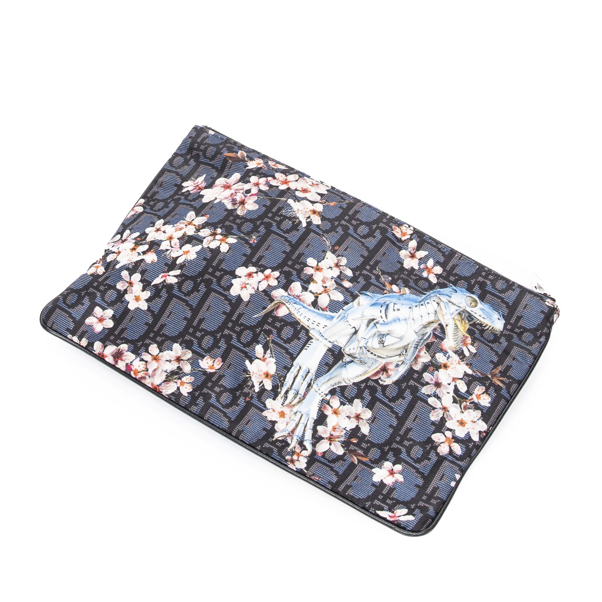 Dior Ltd. Ed. "Hajime Sorayama Collaboration" Clutch in Navy Cherry ...