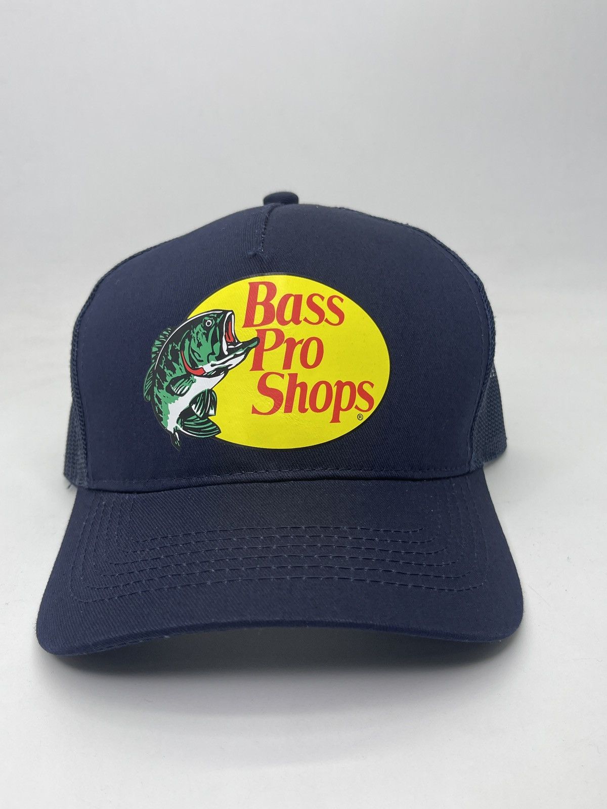 Bass Pro Shops Bass Pro Shops Mesh Navy Snapback Cap Hat OSFM | Grailed