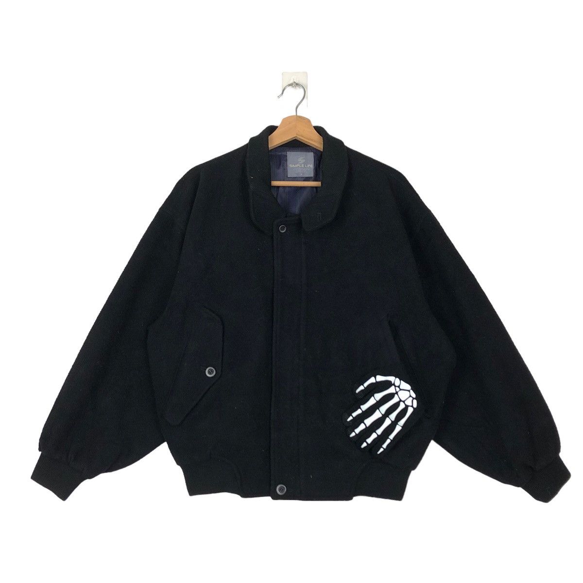 Bomber Jacket × Japanese Brand VINTAGE BOMBER JACKET SIMPLE LIFE ...