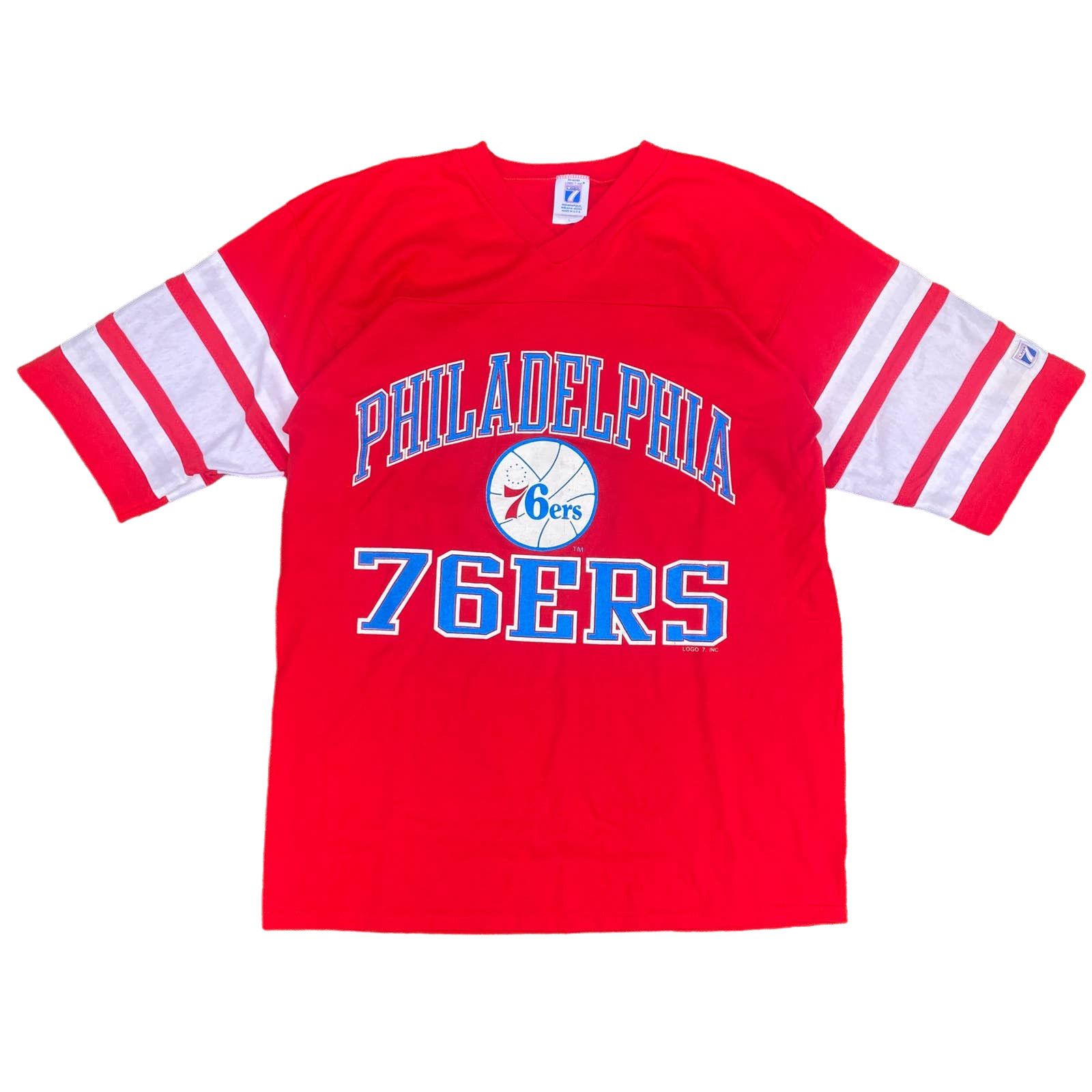 Vintage Philadelphia 76ers 1990's Logo 7 Tee | Grailed