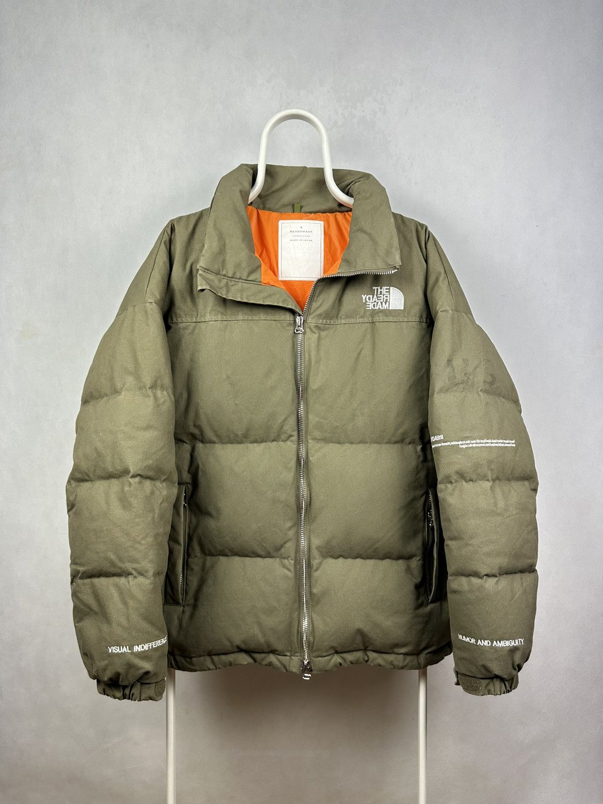Japanese Brand × READYMADE Japan Brand Readymade Puffer Jacket Khaki 4 ...