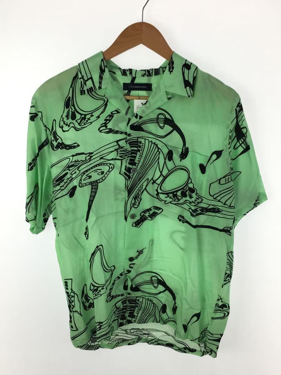 Undercover Distorted Musical Note Open Collar Short Sleeve Shirt | Grailed