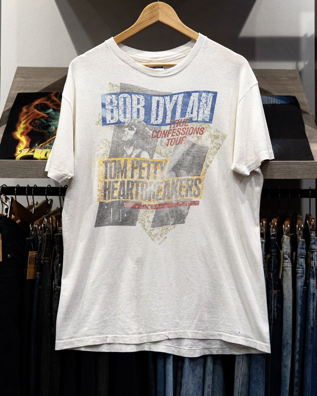 Vintage Vintage 80’s Tom Petty&Bob Dylan Grateful Dead Tour T-shirt | Grailed