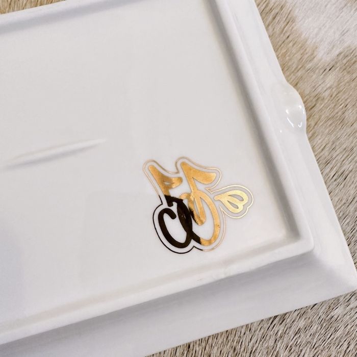 Cherry LA Cherry LA Ashtray Porcelain gold trim & logo on bottom | Grailed