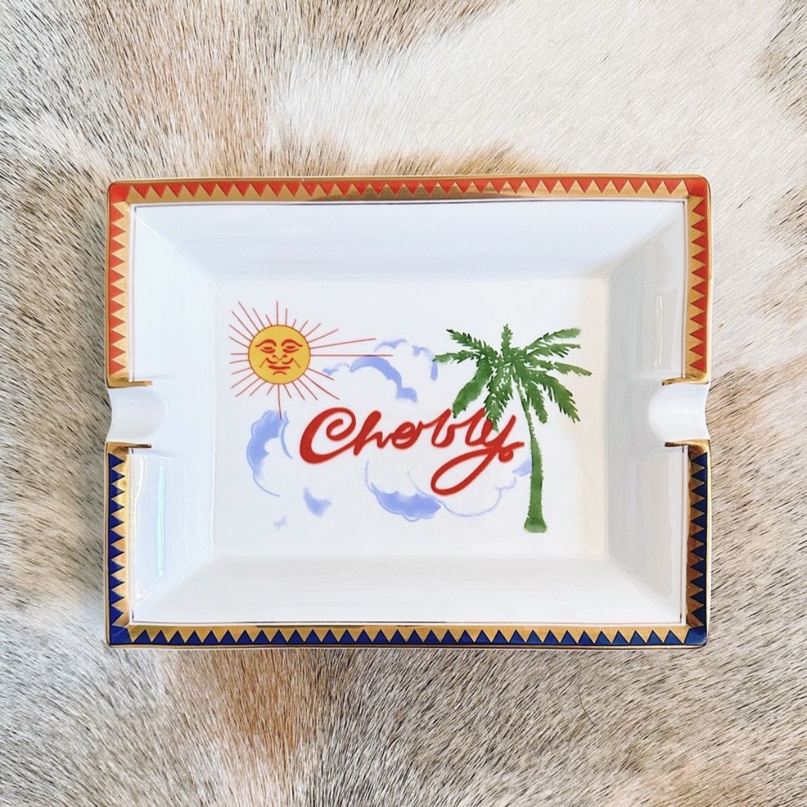 Cherry LA Cherry LA Ashtray Porcelain gold trim & logo on bottom | Grailed