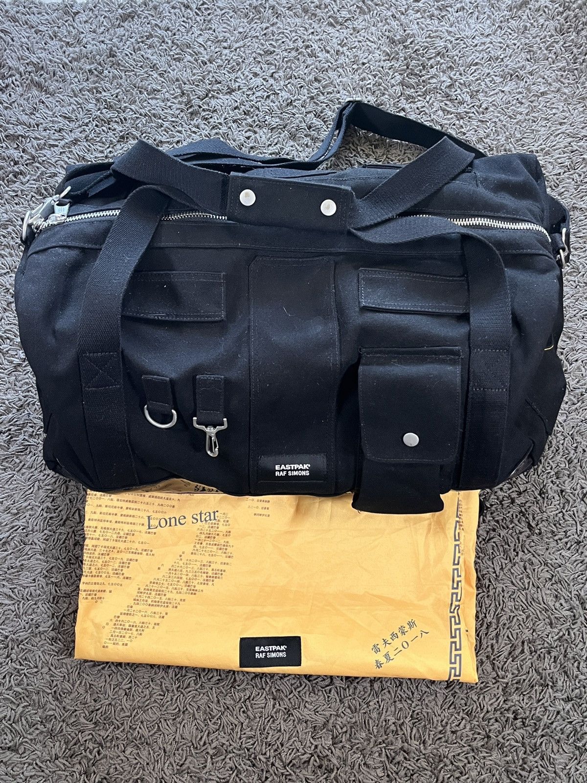 Eastpak × Raf Simons Raf Simons x Eastpak Duffle Bag SS2018 | Grailed
