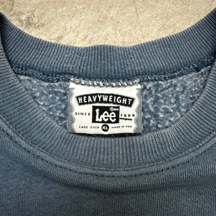 Vintage 90s Faded Gray Lee Heavyweight Blank Painter Crewneck Q64 | Grailed