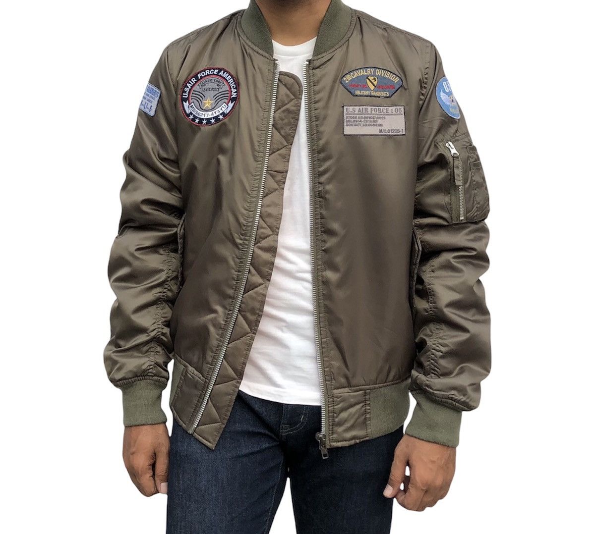Bomber Jacket × Military × Us Air Force U. S Air Force Future Bullet ...
