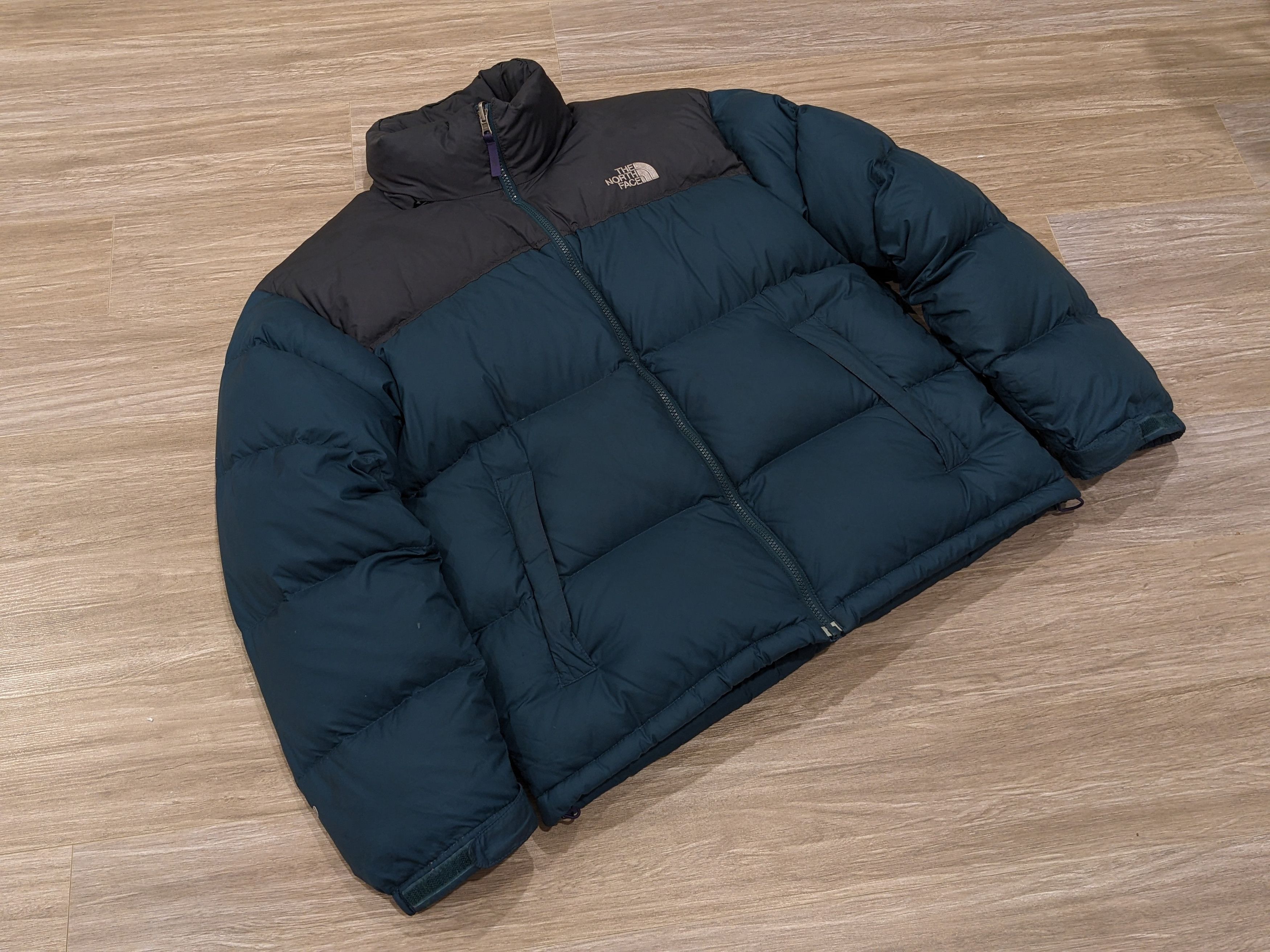 The North Face Blue-Green Nuptse Puffer The North Face 700 Jacket | Grailed