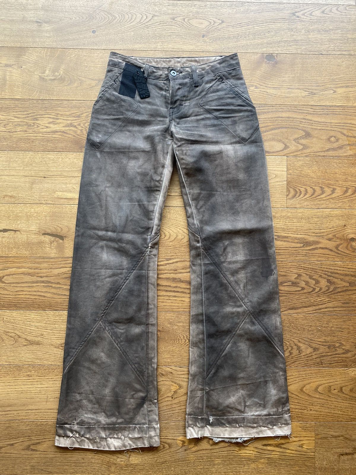 Rick Owens Rick Owens Femslab Waxed Jeans | Grailed