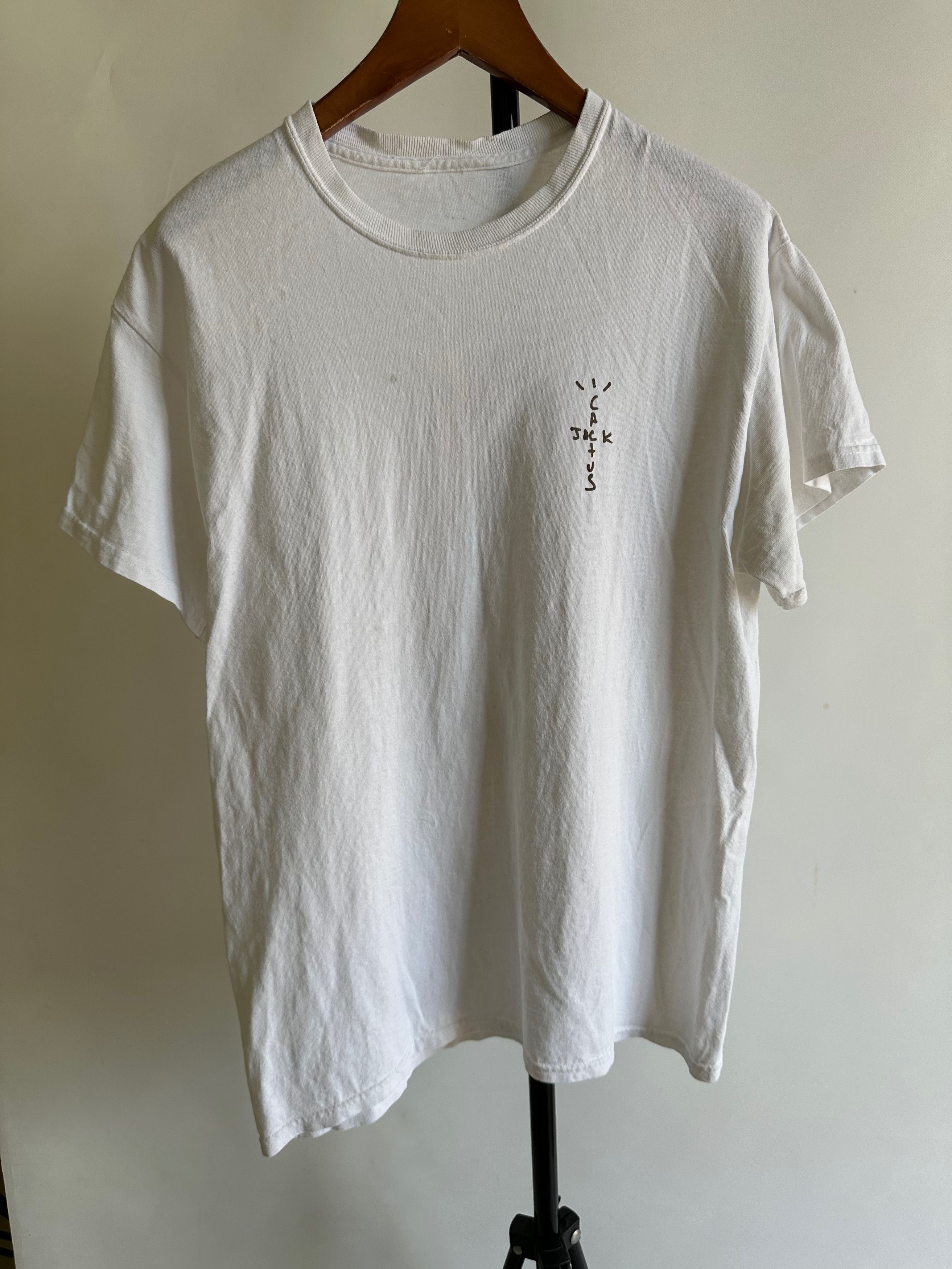 Travis Scott Travis Scott Cactus Jack t shirt white worn | Grailed