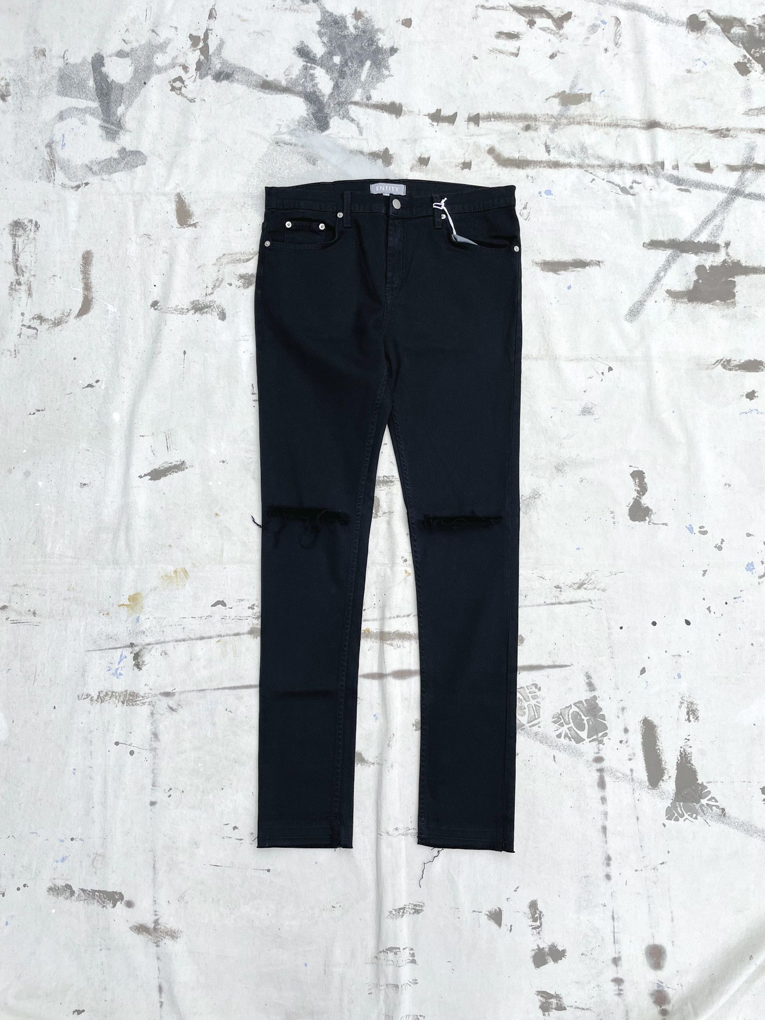 Entity Entity Black Skinny Jeans | Grailed