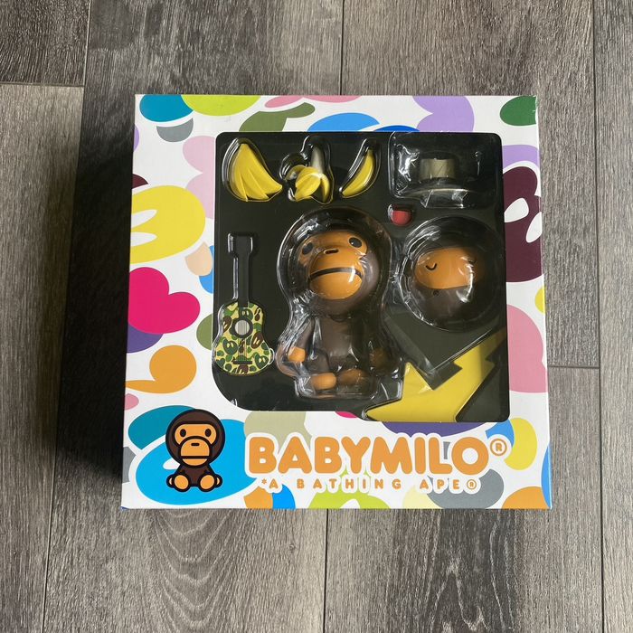 Bape 2 A Bathing Ape Bape Baby Milo Yamaguchi Figure Brown Bundle | Grailed