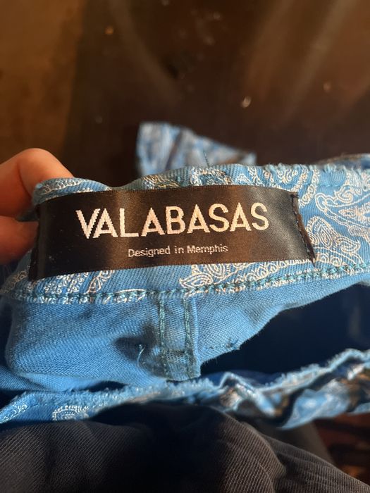 Valabasas Valabasas Blue bandana jeans | Grailed