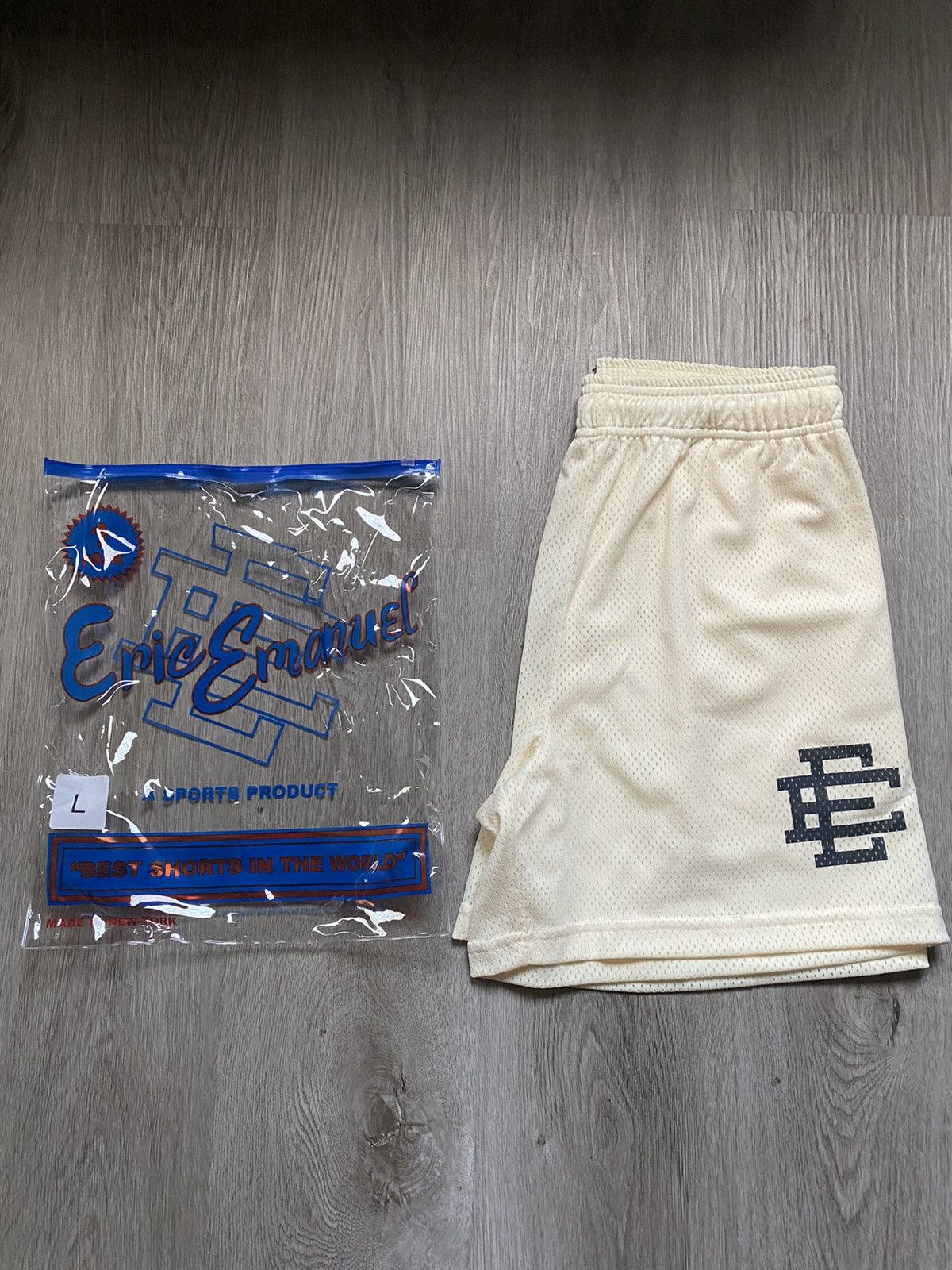 Eric Emanuel Eric Emanuel “Antique White / Black” Shorts | Grailed