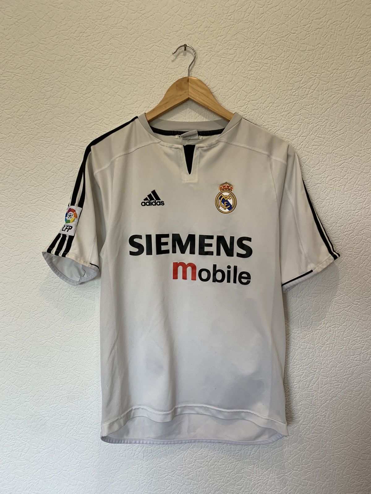 Adidas × Soccer Jersey Adidas Real Madrid 2004/2005 Home Kit Soccer ...