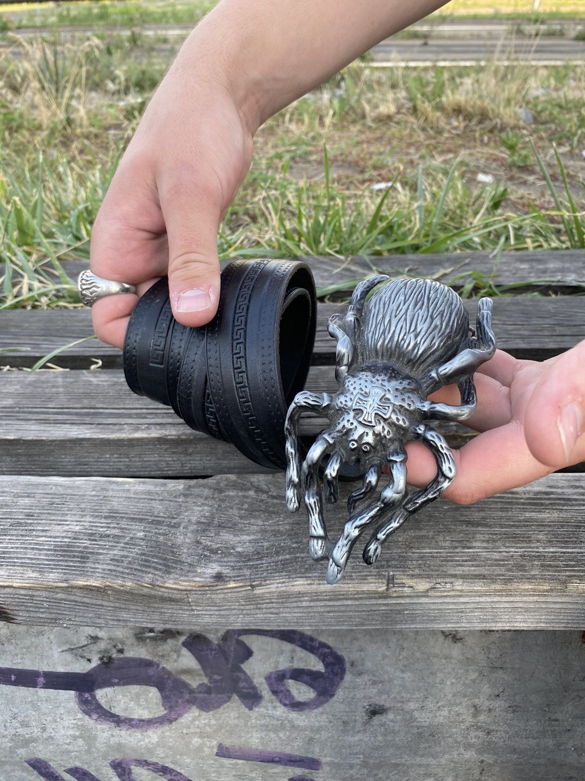 Vintage Vintage Avantgarde SPIDER belt very rare y2k | Grailed