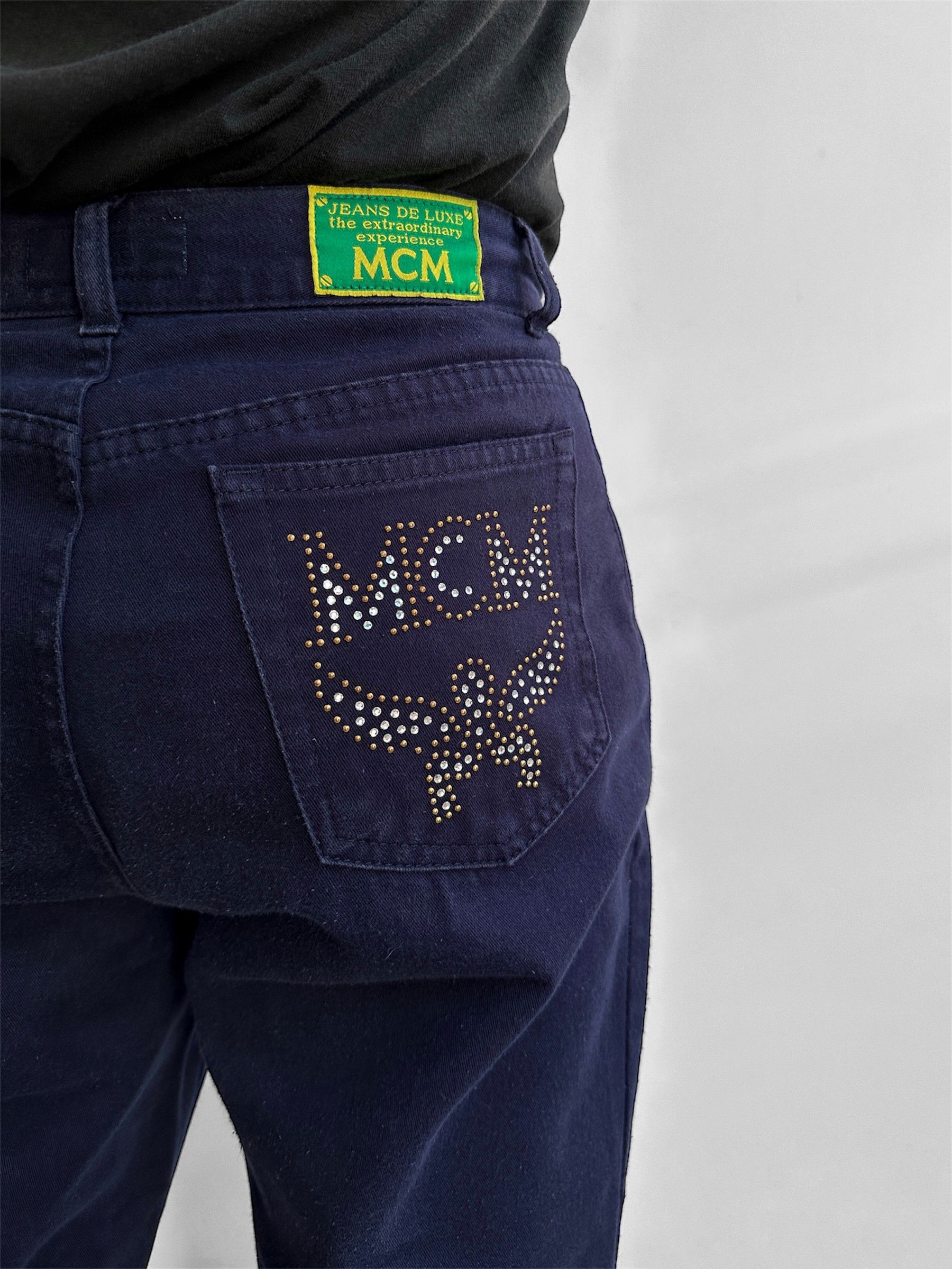 Vintage Vintage MCM Blue Denim Pants Trousers | Grailed